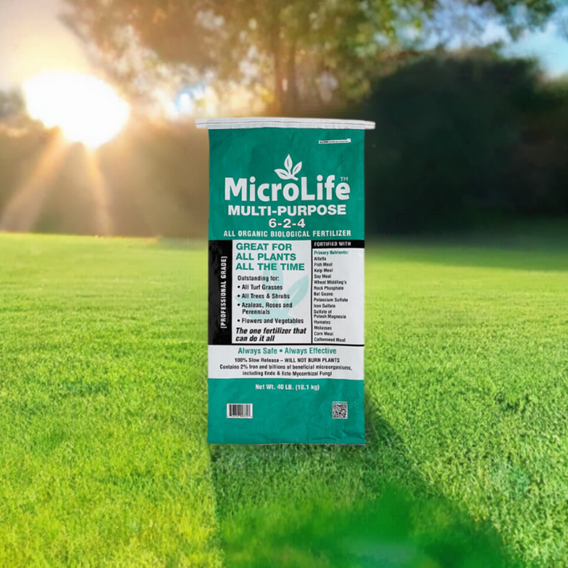 MicroLife Organic Multi-Purpose Fertilizer 6-2-4 | 40 LB Bag – Healthy ...